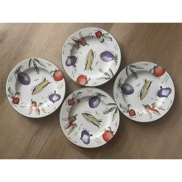 Furio | Dining | Vintage Salad Plates Set By Furio Indonesia | Poshmark